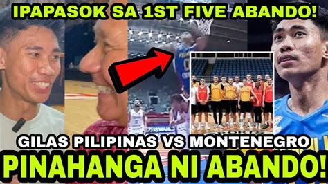 PASOK Sa 1ST FIVE Renz ABANDO Bibigyan Ng Mahabang Playing Time