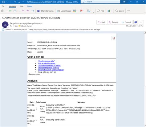 Microsoft Outlook Outage On 6th February Ex512238 Exoprise