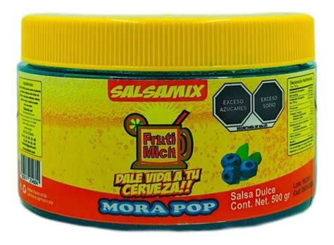Salsa Para Escarchar Michelada Frutimich 500g Pulpa Mora Pop Mercadolibre
