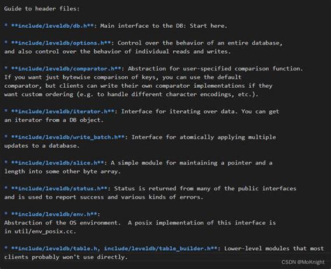 Leveldb代码阅读笔记（一）leveldb用户是从哪里获取了迭代器的数据 Csdn博客