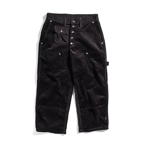 Patch Panel Corduroy Double Knee Carpenter Pants Fortune Wwd