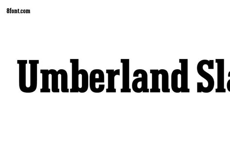 Umberland Slab Font Free Font Download
