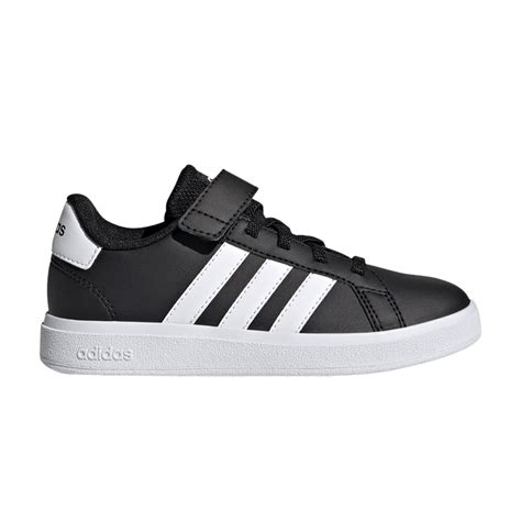 สนีกเกอร์ Adidas Neo Grand Court J Black White Sasom