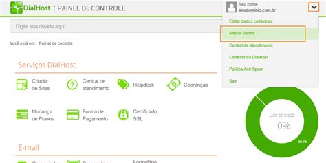 Como Alterar A Senha Do Painel De Controle