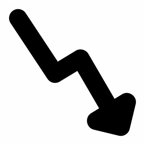 Decrease Down Arrow Loss Analytics Statistics Icon Download On