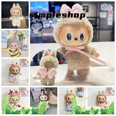 Simple Labubu Skirt Handmade Labubu Time To Chill Filled Doll Skirt