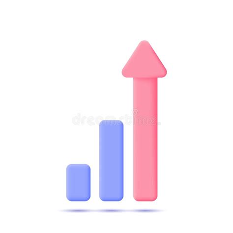 Grow Chart Graph Of Profit Growth Income Investment Realistic 3d