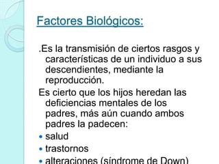 Factores Que Influyen En El Desarrollo Humano Pptx