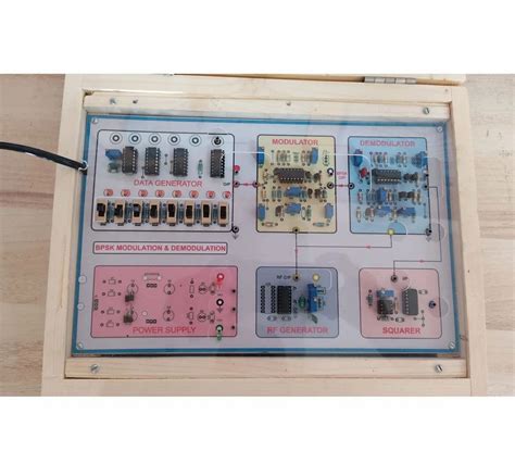 analog fiber qpsk modulator demodulator trainer for laboratory