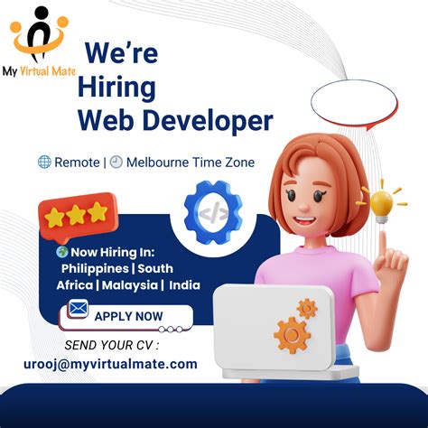 My 🚀 Were Hiring Web Developer 🌐 📍 Remote Must Be Available