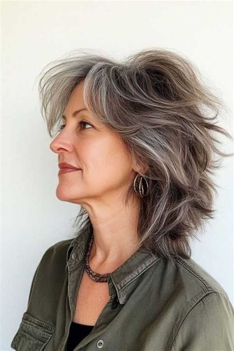 29 Stunning Shaggy Mullet Ideas For Women Over 50 To Rock Effortlessly