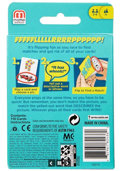Pic Flip Card Game – Plush World