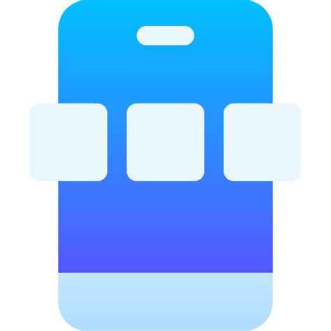 Smartphone Basic Gradient Gradient Icon