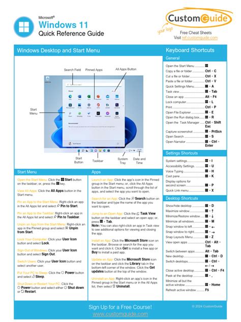 Windows 11 Quick Reference Pdf Ibm Pc Compatibles Operating System Families