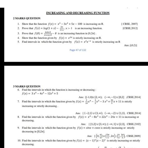 Application Of Derivative Maths Notes Teachmint