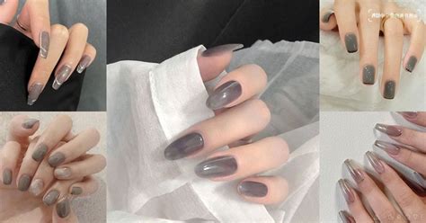 รวม 30 ไอเดียเล็บ โทนสีเทา ในสไตล์เรียบหรูคลาสสิก เสริมลุคสุดปังดูแพง