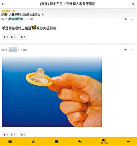 網議政事在囚手足煽再搞激 黃絲反責道德綁架 香港文匯報