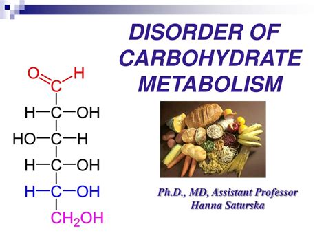 Ppt Carbohydrate Metabolism Disorders A Comprehensive Overview