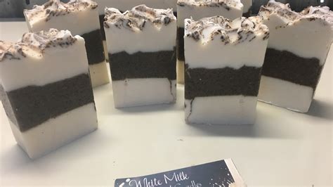 Cold Process Coffee Soap Making And Cutting Youtube