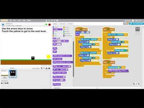 Platformer Tutorial Scratch YouTube