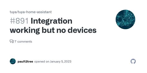 integration working but no devices · issue 891 · tuya tuya home