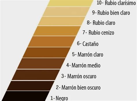 Tintes de cabello Guía para entender la numeración de colores