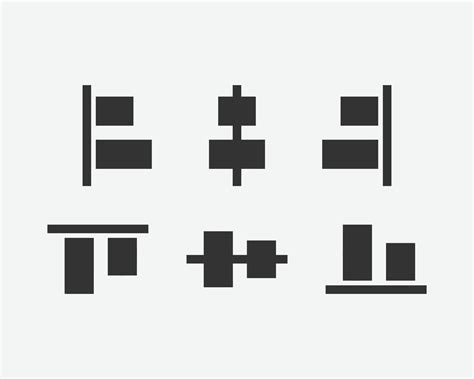 Align Vector Icon Alignment Icon Symbol Align Vector Illustration On Isolated Background