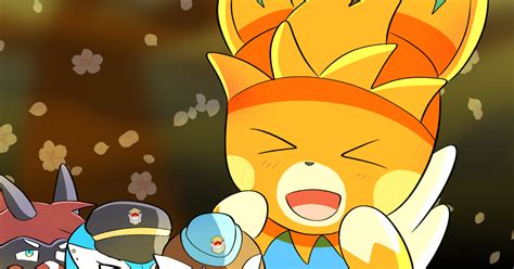 ぽけリデ】 【ぽけリデ】明るい夜桜にしちゃお！【陽光の春】 版権の伊勢雫のマンガ 【ぽけリデ交流】 【陽光の春】 【リデア中央警察