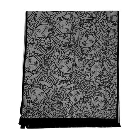 베르사체 신상 여성 메두사 그레이 머플러 숄 Ist7002s 럭셔리한