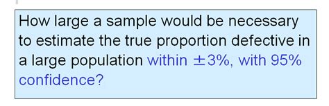 Solved How Large A Sample Would Be Necessaryto Estimate The