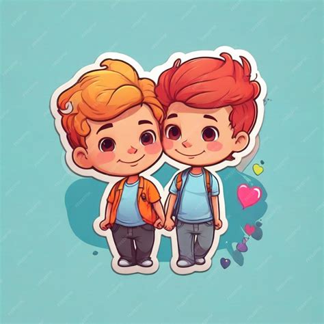 Premium Vector Gay Cartoon Vector Background