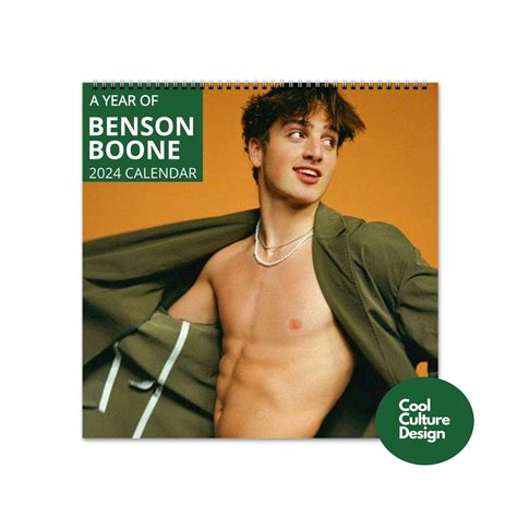 Benson Boone Calendar Vol Calendar Wall Calendar Sold By
