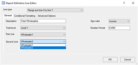 Range Sum Lines In Report Definitions IFP Help Centre