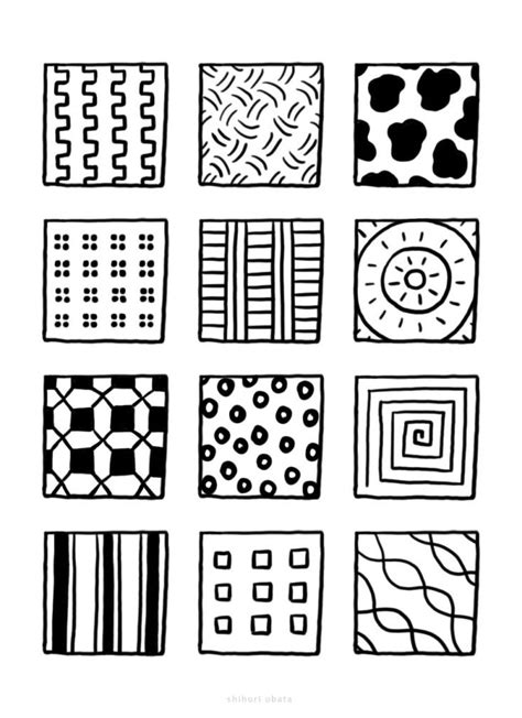 100 Fun Easy Patterns To Draw