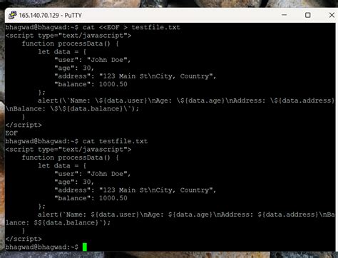 How To Use The Bash Heredoc Syntax In Linux