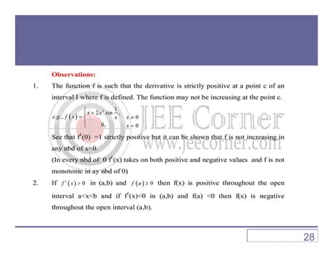 Mean Value Theorems Ppt