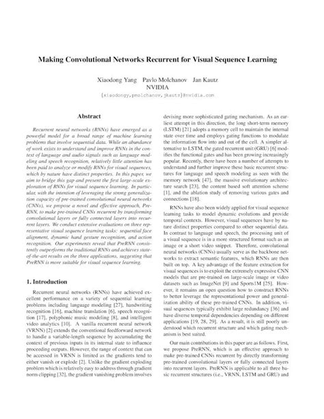 Pdf Making Convolutional Networks Recurrent For Visual Openaccess