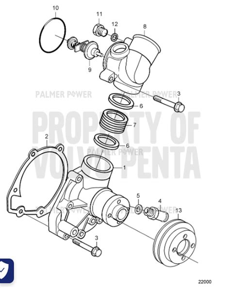 Volvo Penta 20405688 Housing Palmerpower