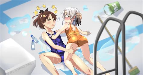 艦隊これくしょん 「あいたたた、敷波さん、ごめんなさっ」 八代さくらのイラスト Pixiv