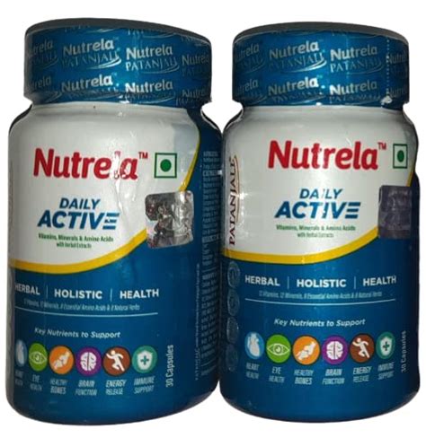 Nutrela Daily Active Patanjali Multivitamin Capsules For Men And Women