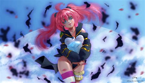 Milim Nava And Rimuru Tempest By Sebijy On Deviantart