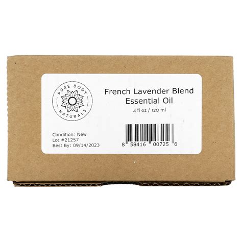 Pure Body Naturals 100 Pure Essential Oil Lavender 4 Fl Oz 120 Ml