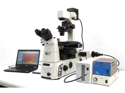 Nikon Eclipse Ti E Pfs Inverted Led Fluorescence Phase Contrast Motorized Microscope With