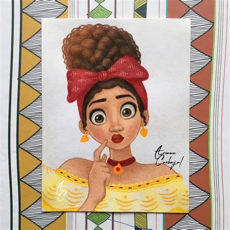 Mi Ilustración De Dolores Madrigal Ariana Carbajalart