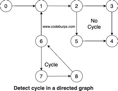 Detect Cycle In A Directed Graph Using Bfs Or Dfs