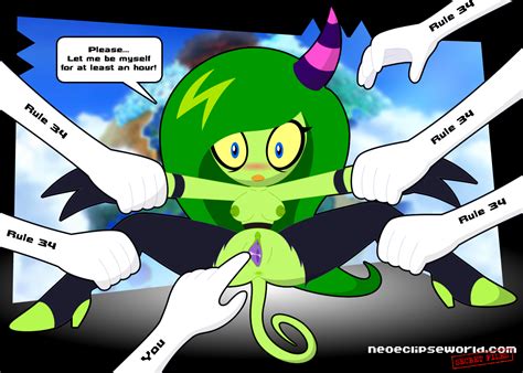 Rule 34 2d Big Breasts Blush Breasts Deadly Six Green Hair Neoeclipse