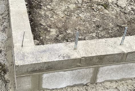 Non Shrink Grout As Core Fill For J Bolt Locations Diy Home Improvement Forum