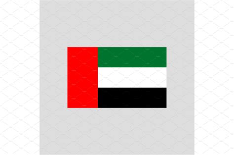 Flag Of United Arab Emirates Color Illustrations ~ Creative Market