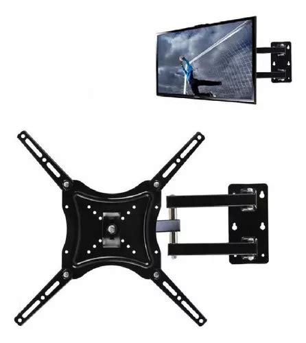 Soporte De Tv Lcd 14 55 50kg Con Brazo Inclinable Rack Tv Cuotas Sin