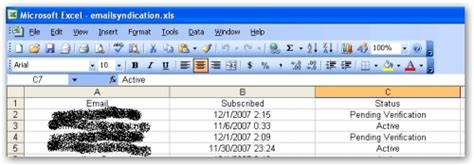 Exporting Your Feedburner Subscriber List To Excel Blogwell